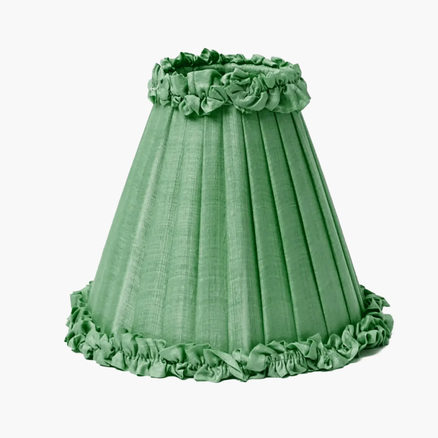 Mrs. Alice Green Frilled Silk Lampshade (18cm)